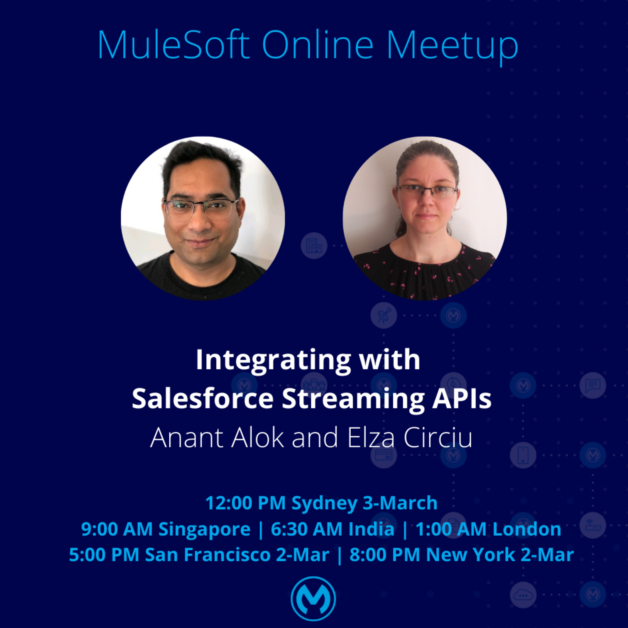 See Integrating with Salesforce Streaming APIs at MuleSoft Meetups Online Group - English